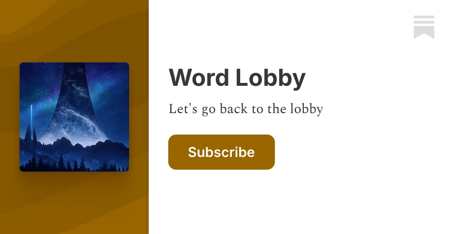 Word Lobby | Paikaru | Substack