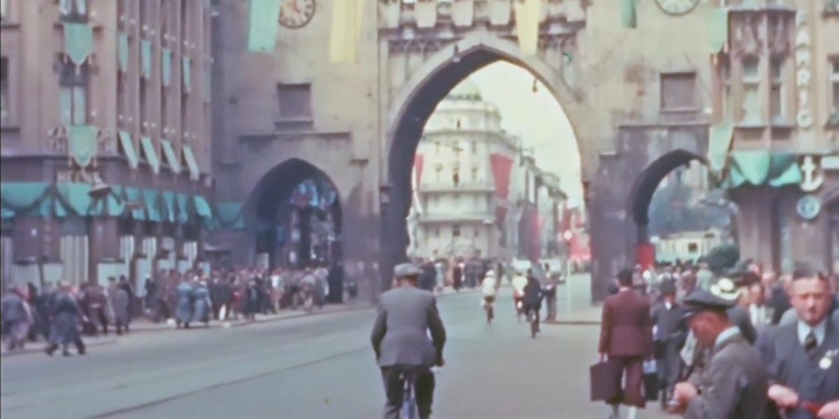 Footage of the Third Reich(color)