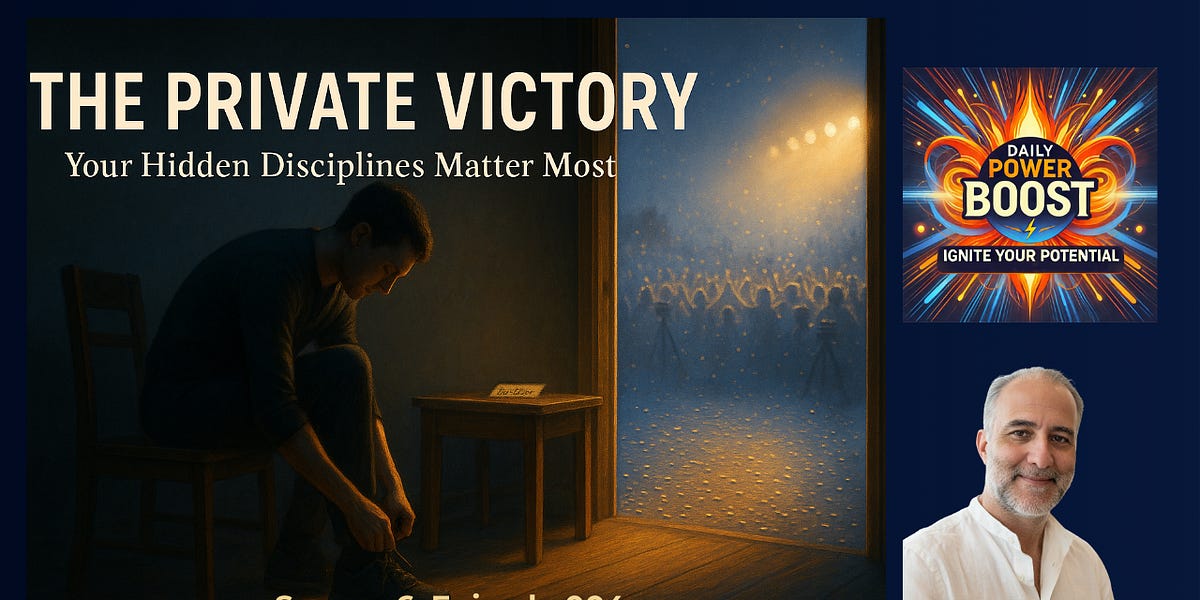 The Private Victory - by Coach Shawn Michael