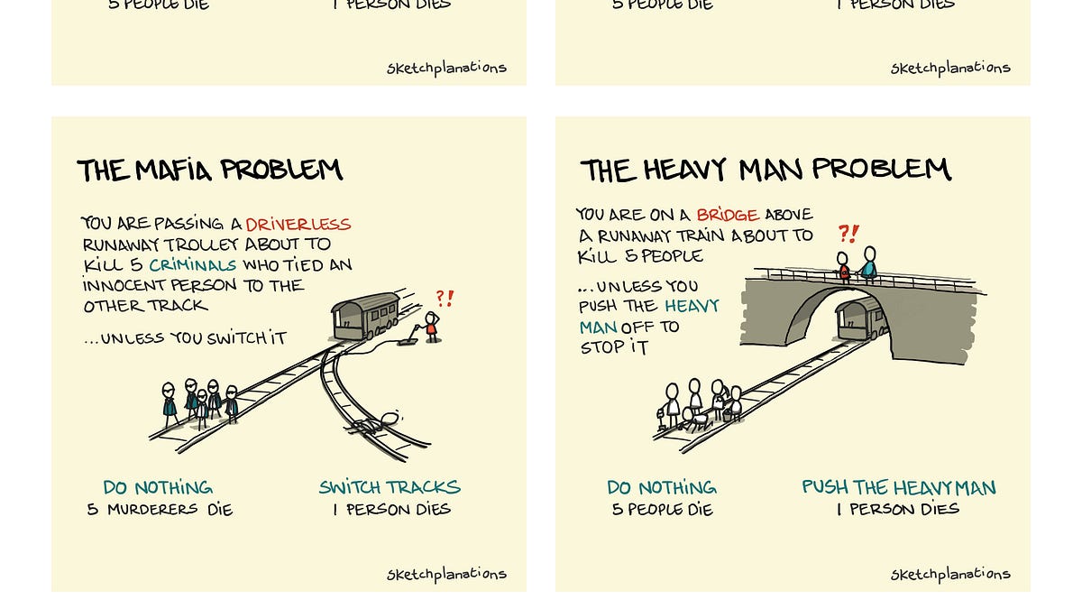 correct answer to the trolley problem