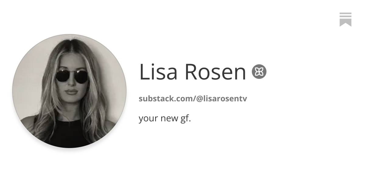 Lisa Rosen | Substack