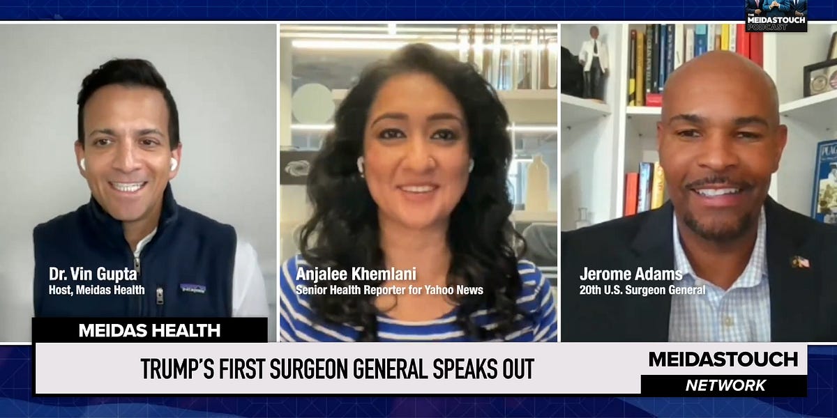 Comments - Meidas Health: Trump's First Surgeon General Speaks Out