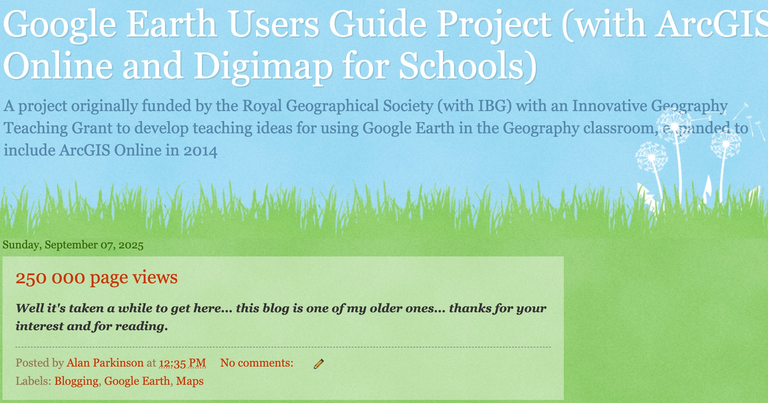 My other blogs #10: Google Earth Users Guide Project (with ArcGIS ...