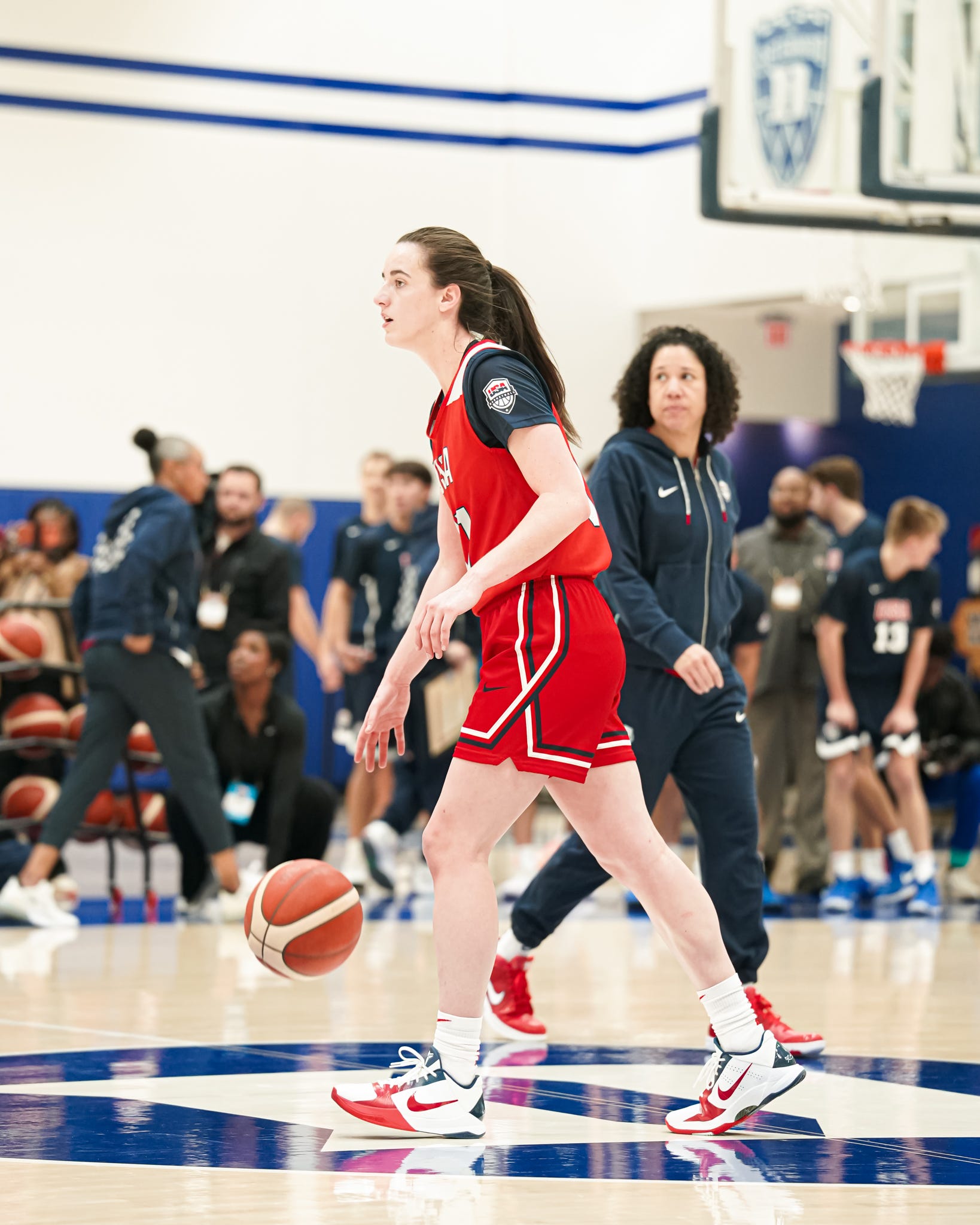 Caitlin Clark Back at 100% and Smiling in First Organized Team USA Practice
