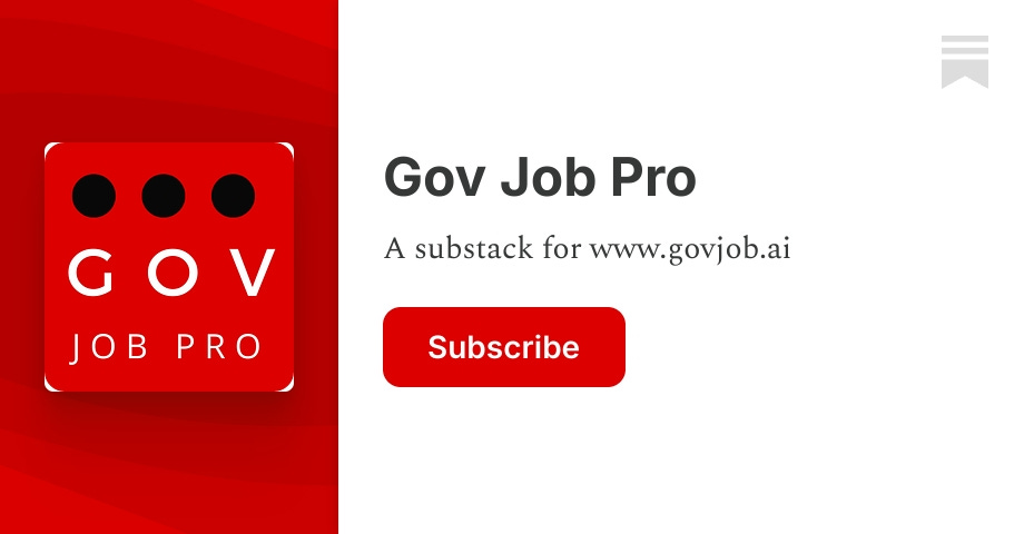 Gov Job Pro | Peter Cavendish | Substack