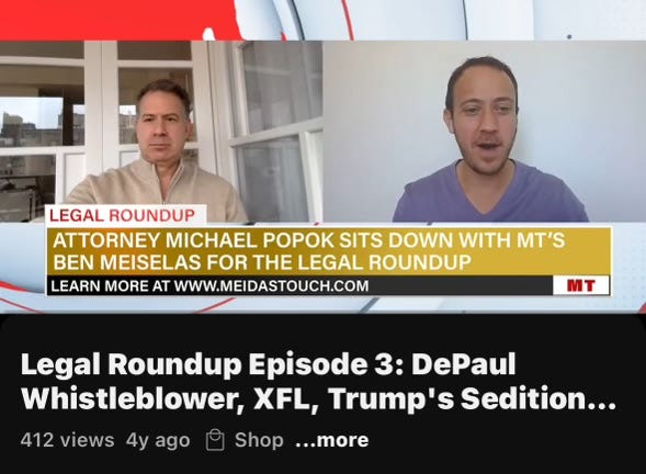 How Ben Meiselas Met Michael Popok