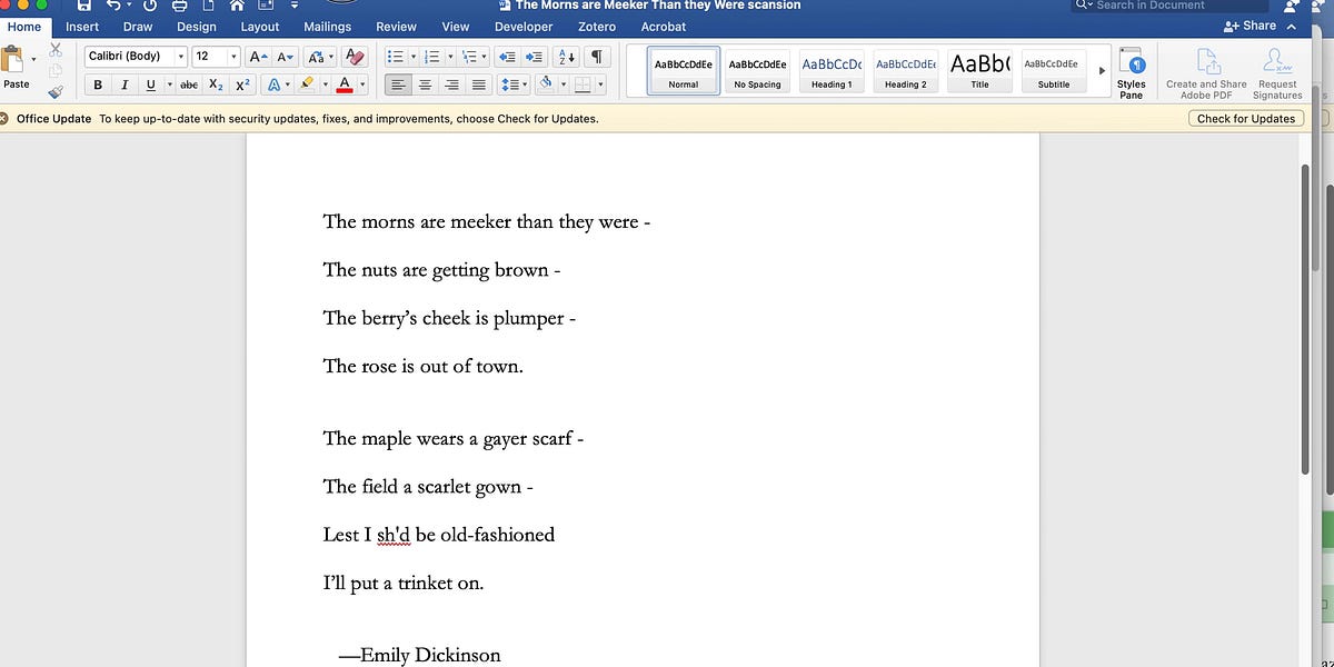Introduction to Scansion: the 3-Step Scansion Method