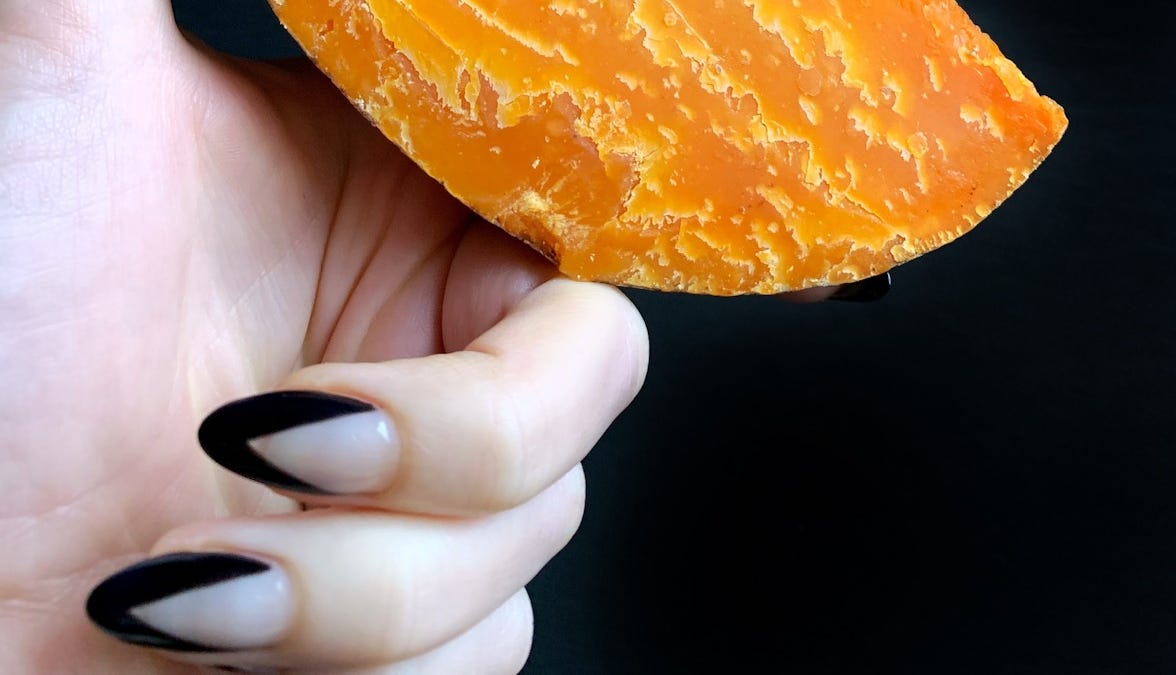 mimolette cheese microscope
