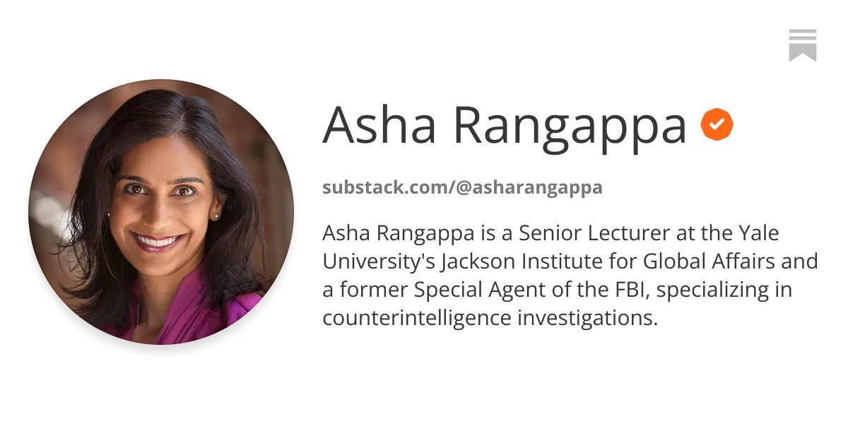 Asha Rangappa | Substack