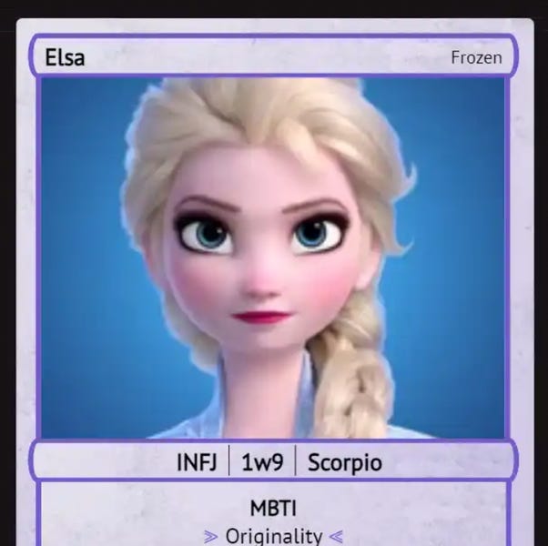 Profiling Famous ‘Fictional’ INFJs: Elsa - marwar