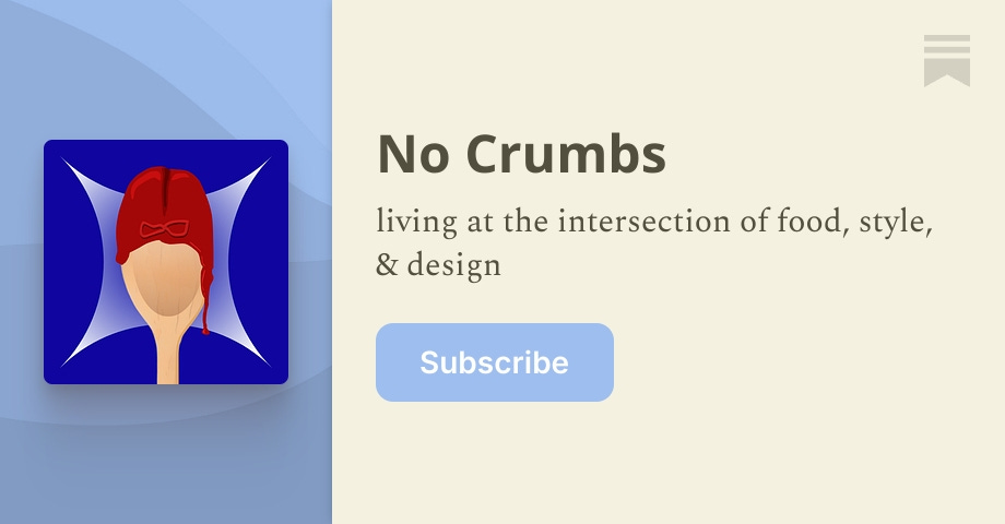 No Crumbs | Kayla Roolaart | Substack