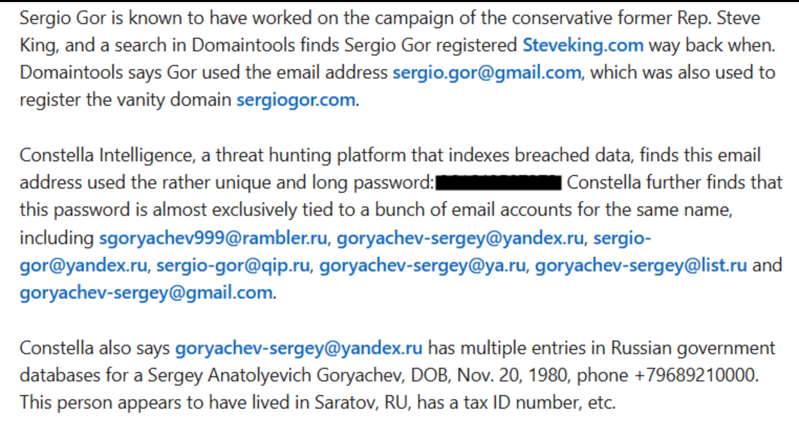 Meet Sergio Gor — Or Should We Say Sergey Goryachev? Trump’s Top Hiring Official May Be a ...