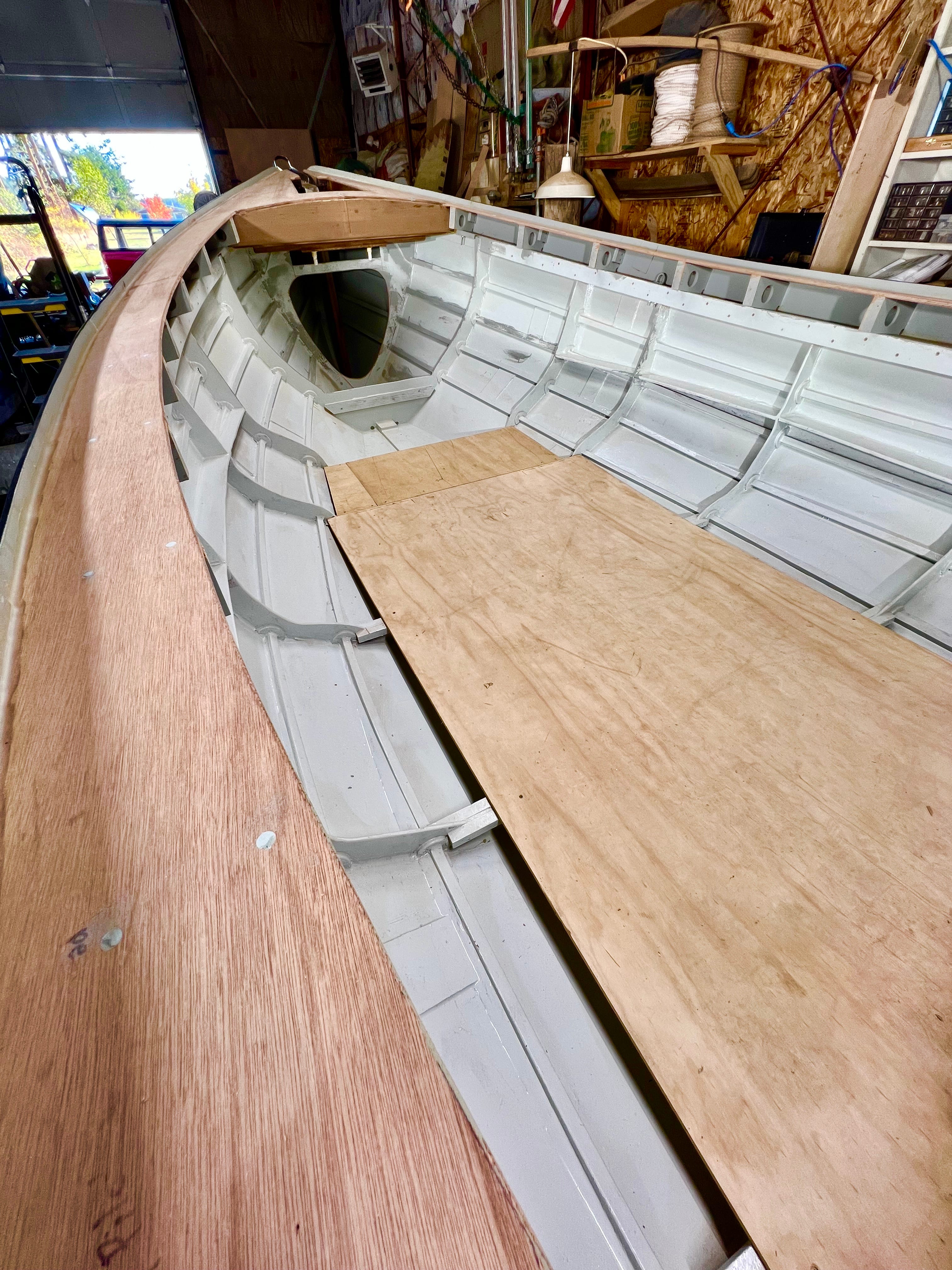 Part 9: Building Our Trailerable Dreamboat - by Marty Loken