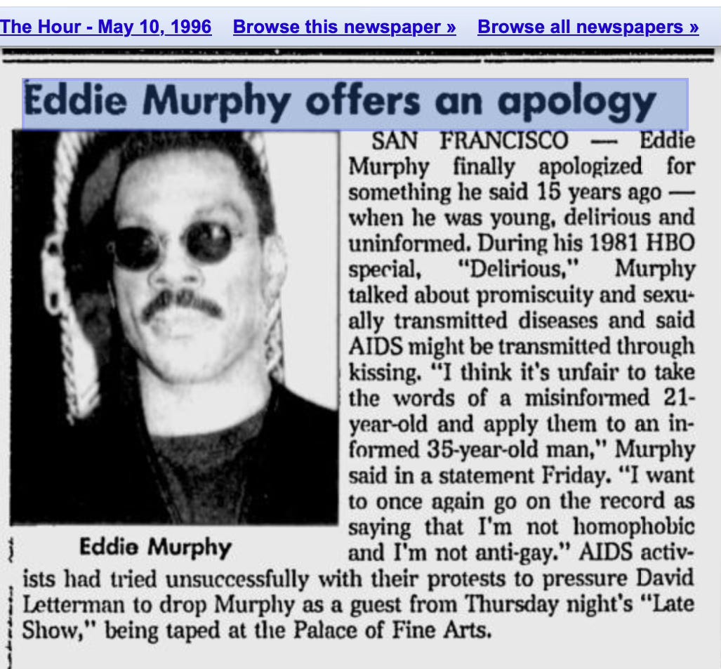 Rewatching Eddie Murphy's Delirious - by Liz LaPoint