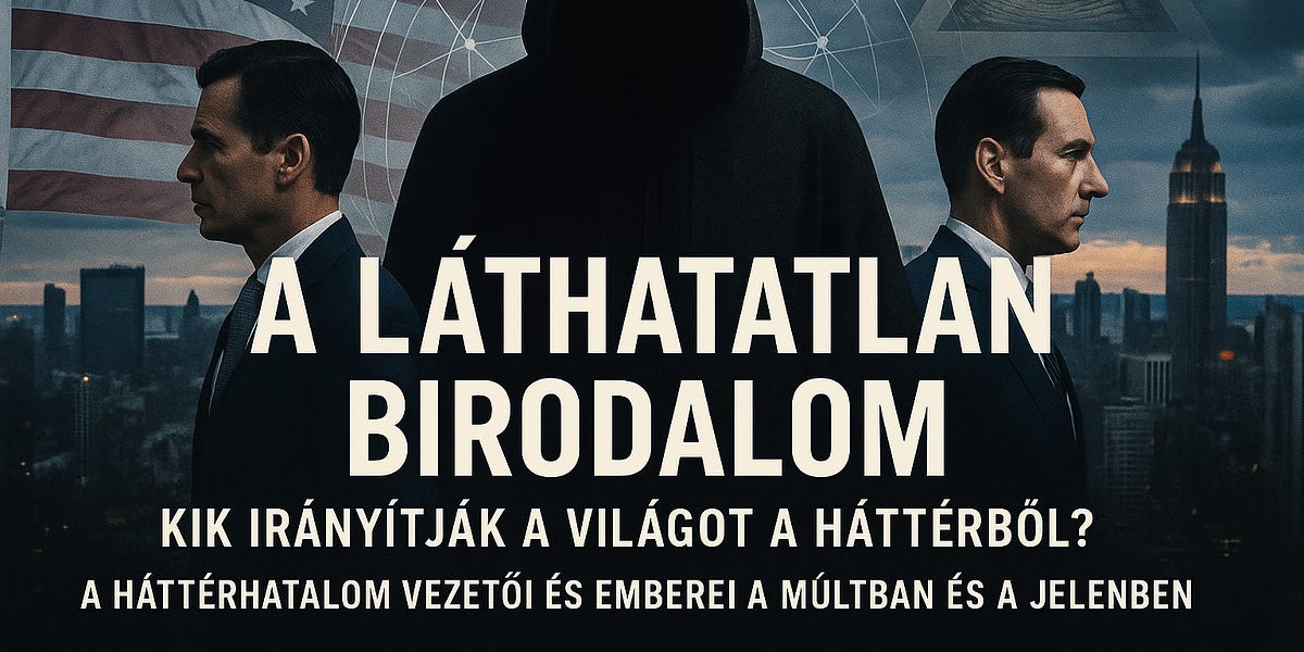 „A Láthatatlan Birodalom – Kik irányítják a világot a háttérből?” A ...