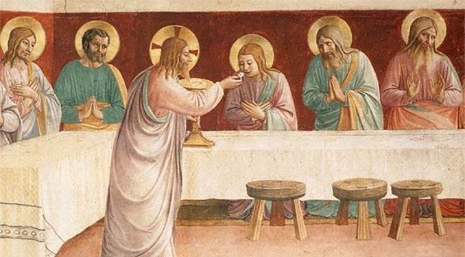 Jesus in the Blessed Sacrament Gives Audience to All