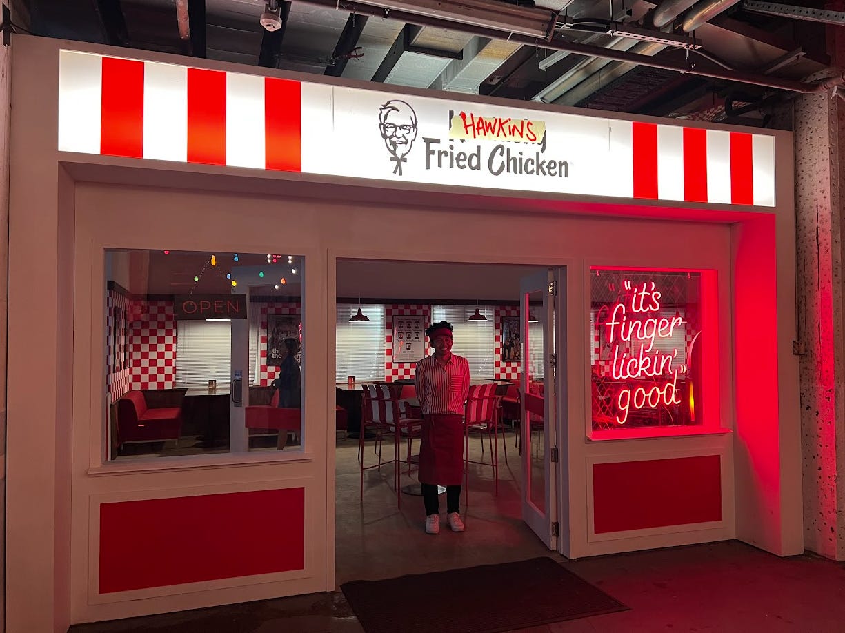 Inside KFC's hidden Stranger Things pop-up restaurant