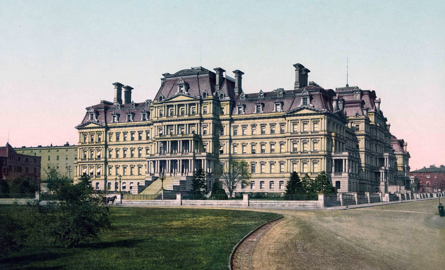 A Gray Lady: The Imposing Eisenhower Executive Office Building