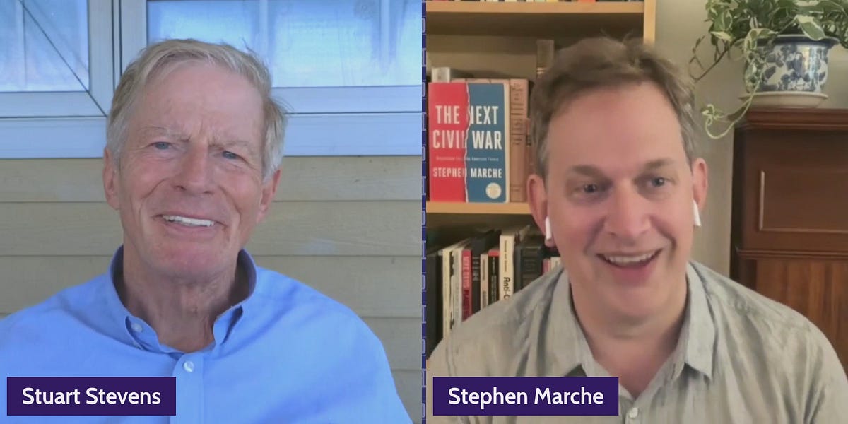The Next Civil War | Author Stephen Marche Joins Stuart Stevens