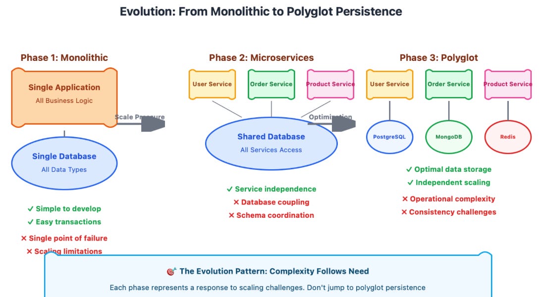 Polyglot Persistence: Using Multiple Database Types