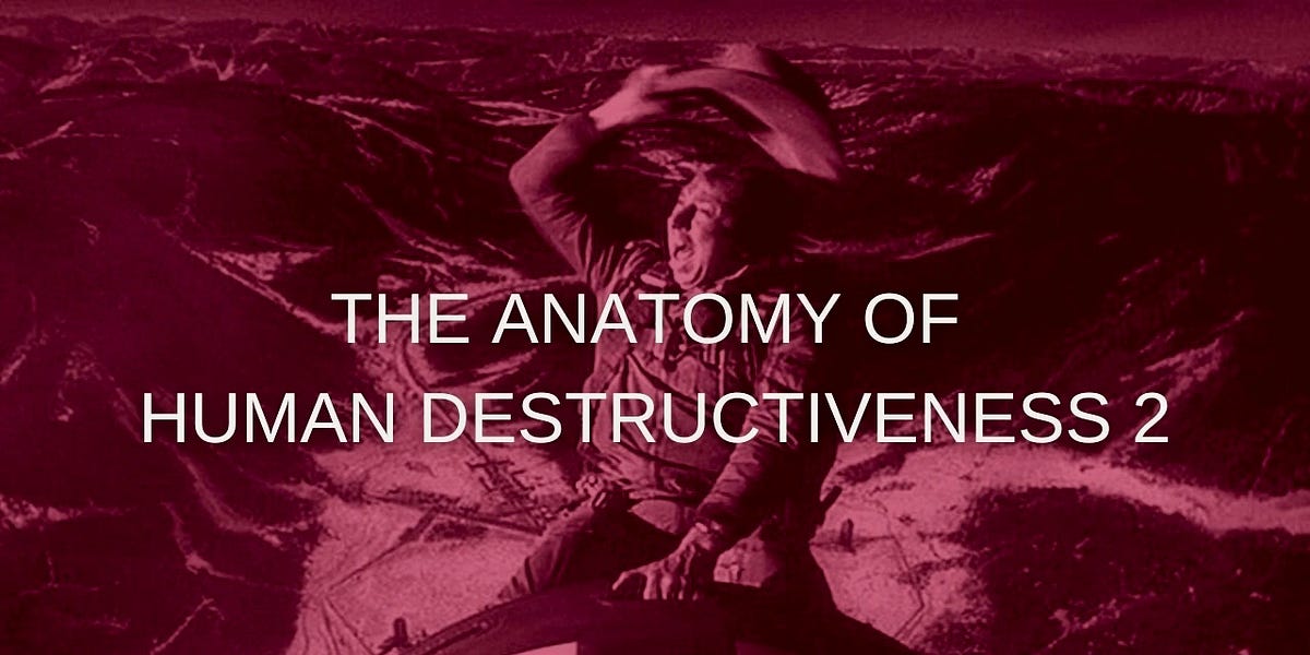The Anatomy Of Human Destructiveness - Unslaved’s Substack