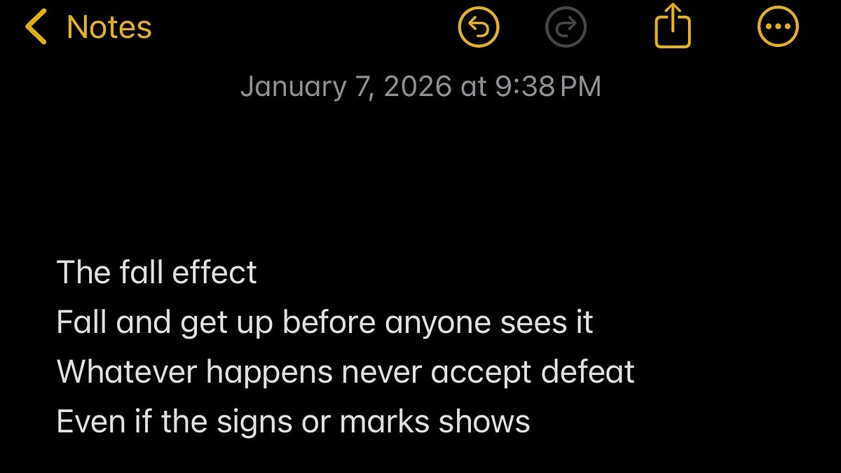 the fall effect. - the Game W zenstateofmindwriter