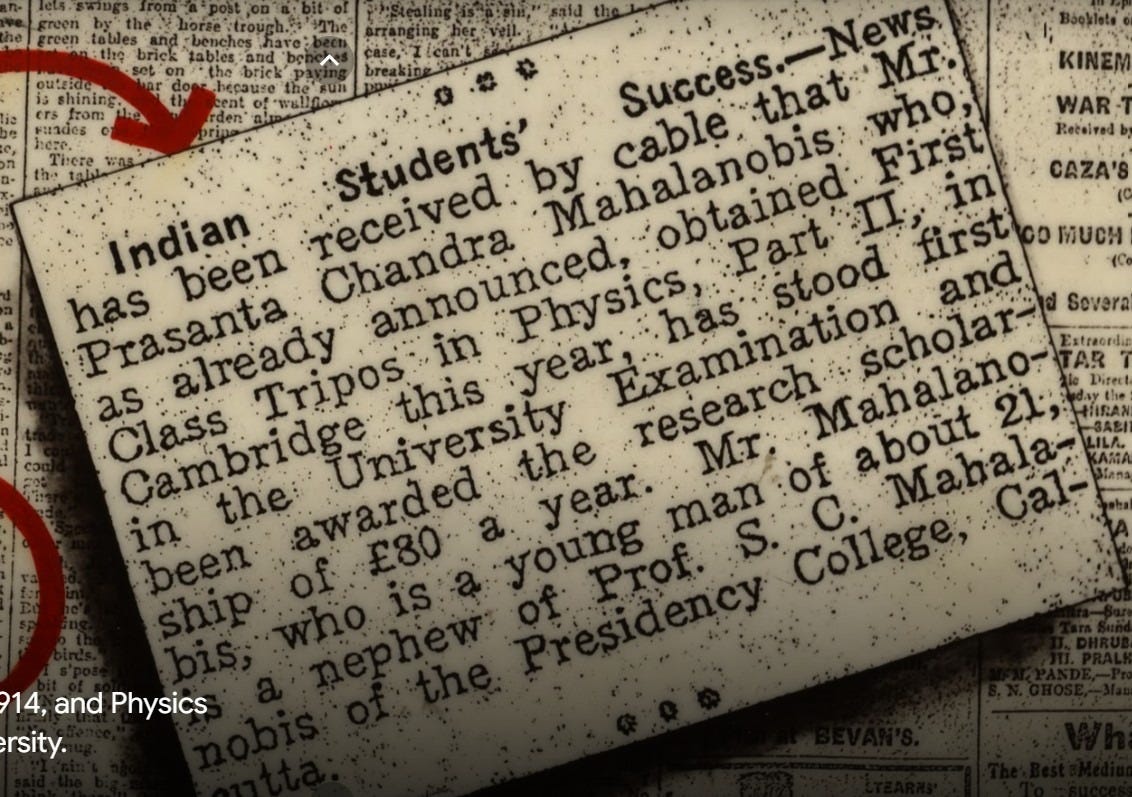 Prasanta Chandra Mahalanobis: Father of Data Science