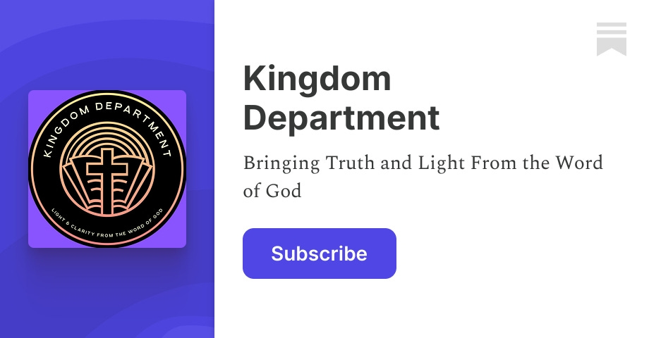 Kingdom Department | Keith E Coen | Substack