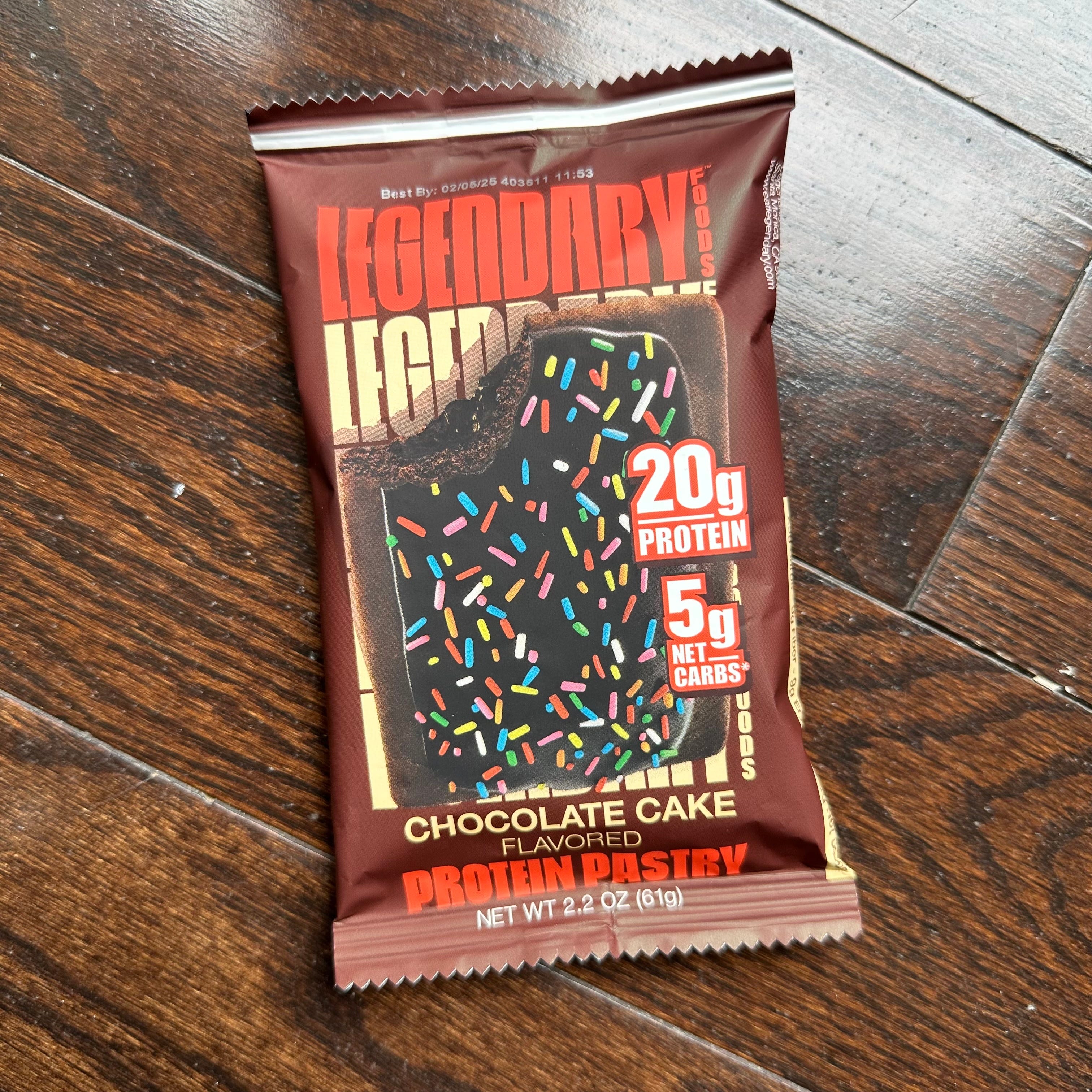 Legendary Foods Protein Pastry (chocolate cake flavored)