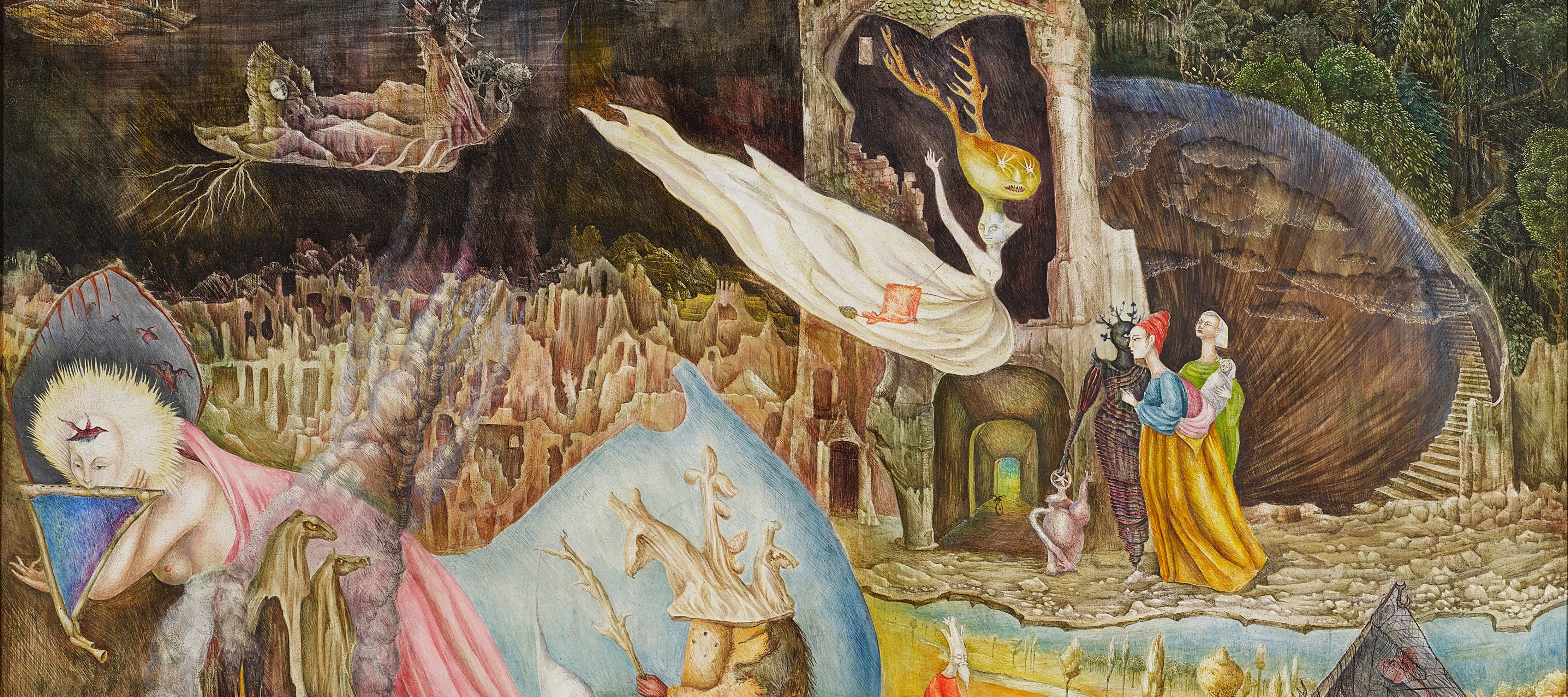 Down Below by Leonora Carrington - surrealist covens