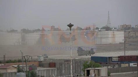 The American military footprint in northeastern Syria