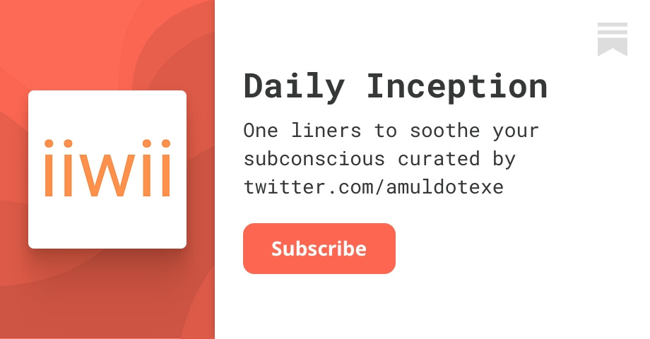 Daily Inception | amuldotexe | Substack