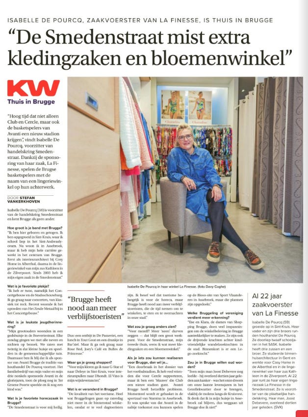 Het Brugge van de Krant van West-Vlaanderen bestaat niet meer