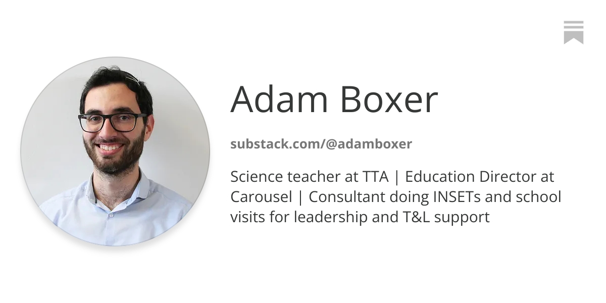 Adam Boxer | Substack