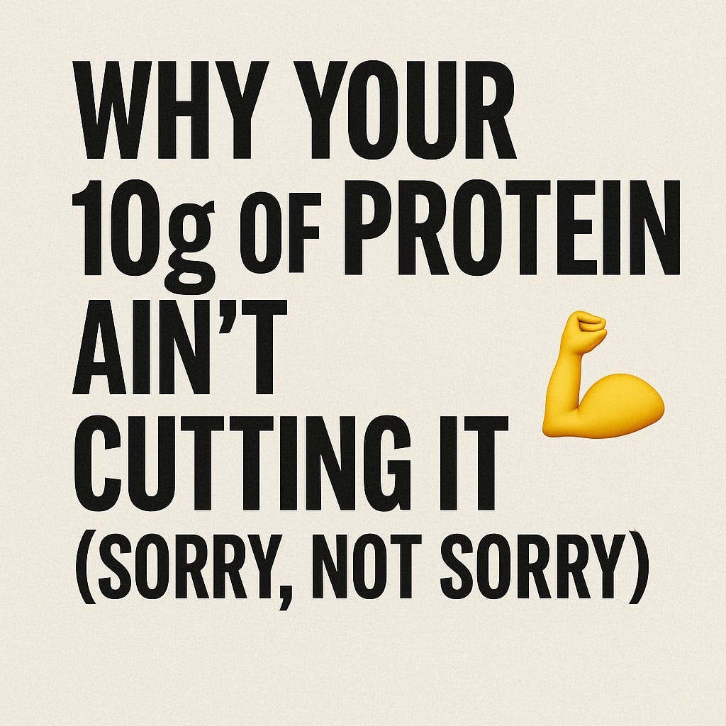 Protein: The Reason You’re Tired, Hungry, and Losing Muscle