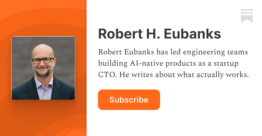 Robert H. Eubanks | Substack