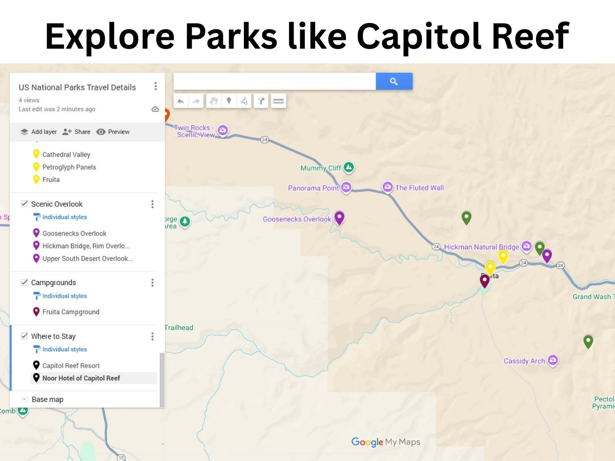 National Park Explorer Map - by National Park Journal