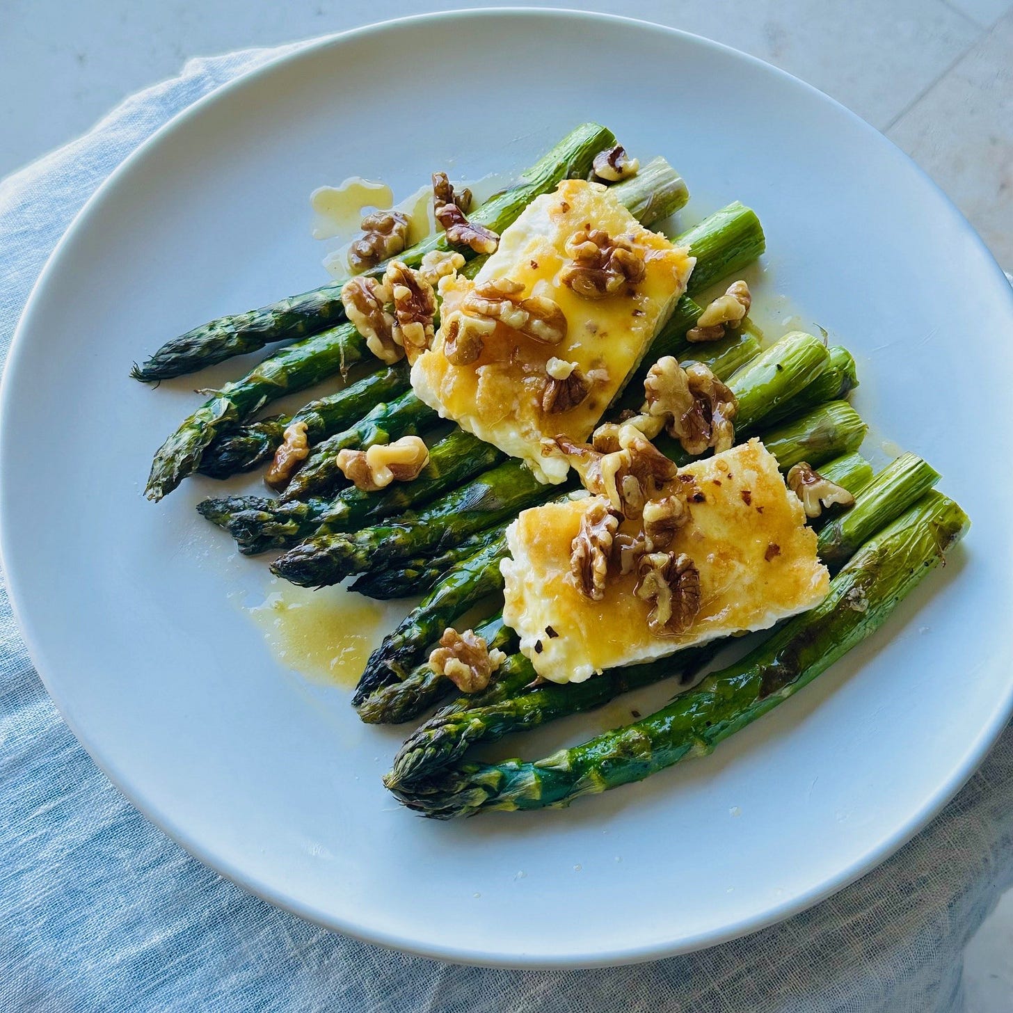 ASPARAGUS SAGANAKI. - Jill Dupleix Eats