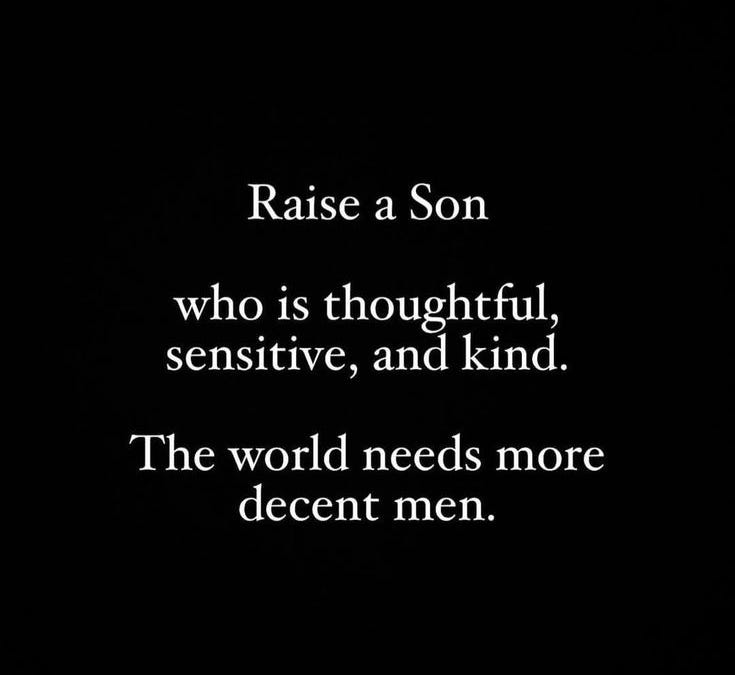 Raising Men in the Matriarchy - by Joh | Seasoning Of Life
