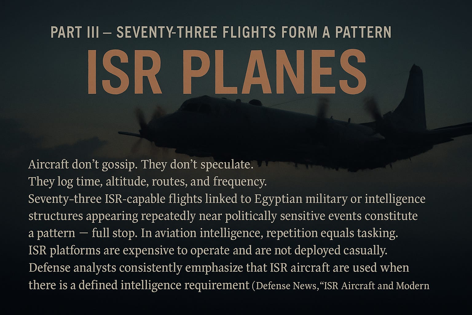 Charlie’s Egyptian ISR Jets Vs Erika’s Rings