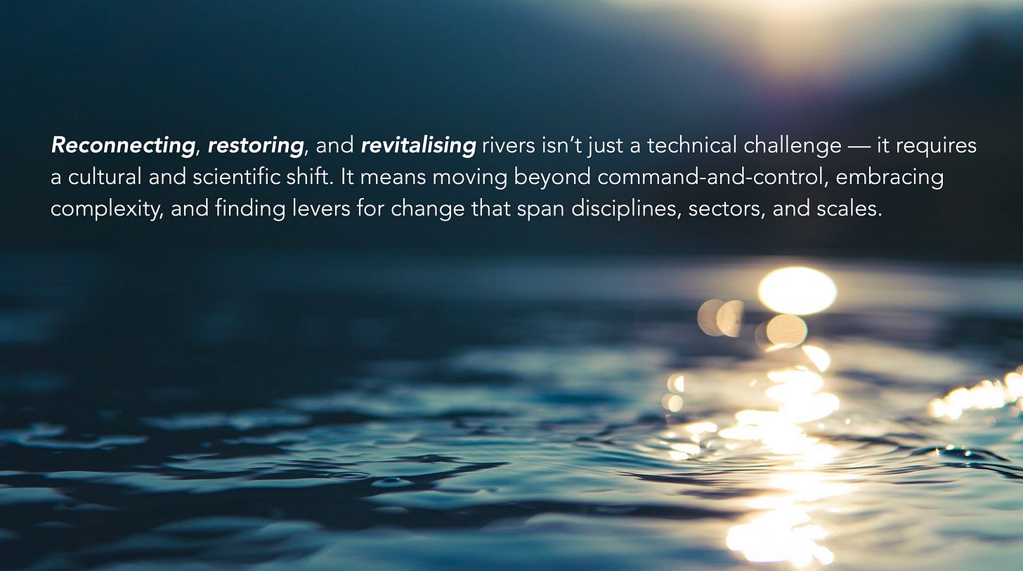 The baselines have shifted — we’re fixing rivers anyway