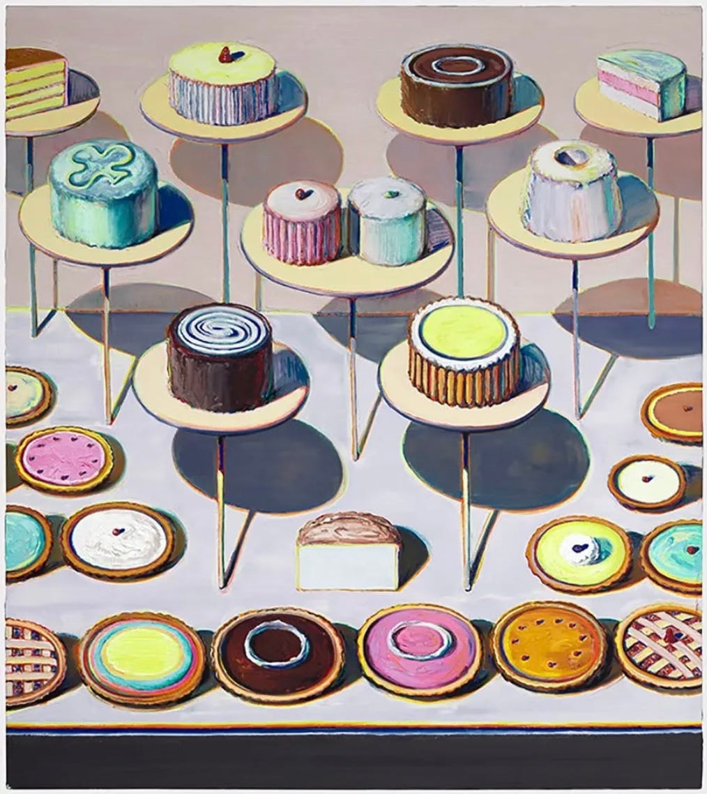 wayne thiebaud cakes