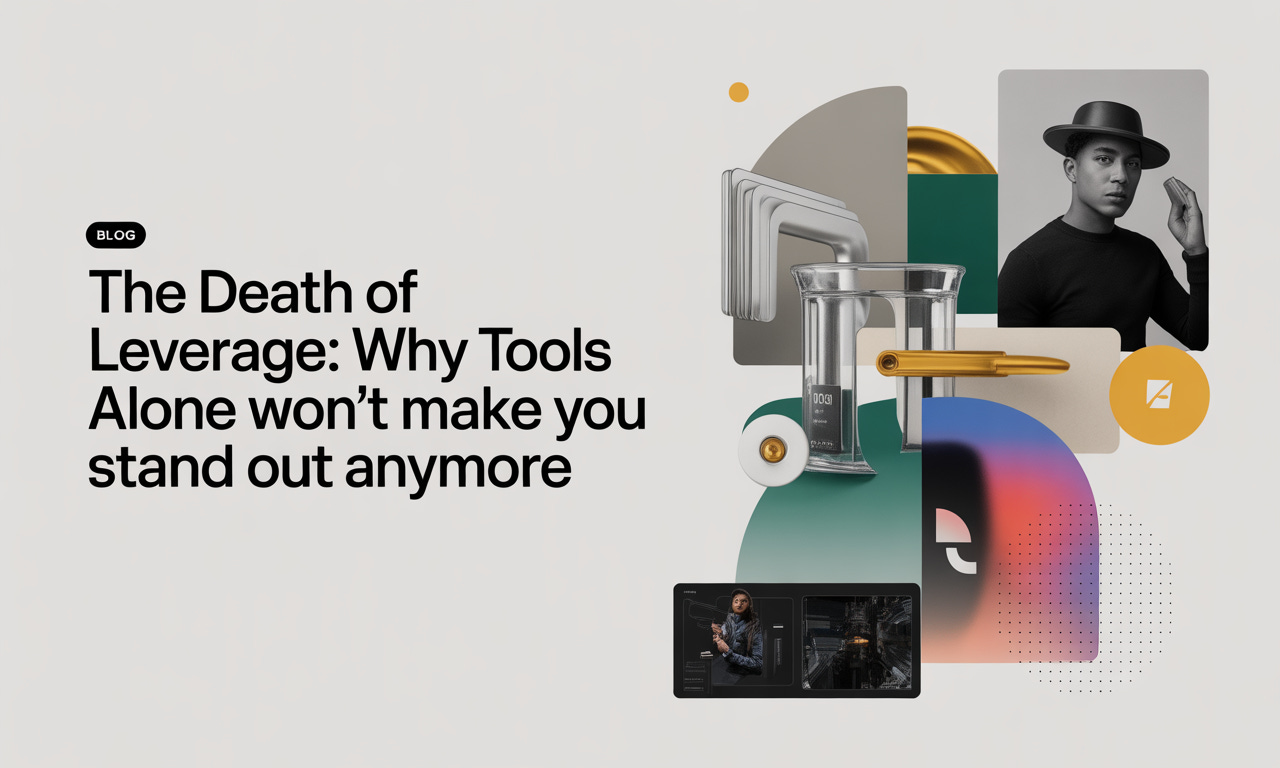 The Death of Leverage: Why Tools Alone Won’t Make You Stand Out Anymore