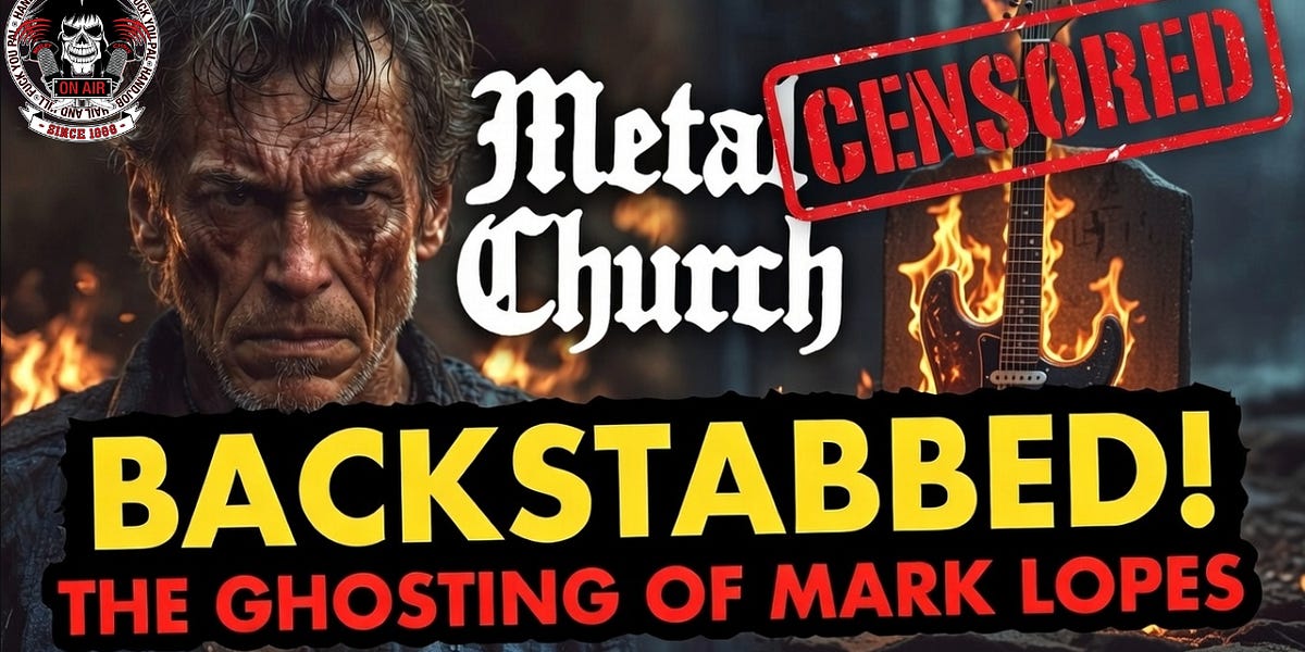 Did Kurt Vanderhoof Secretly Nuke Metal Church To Get Rid Of Mark Lopes?