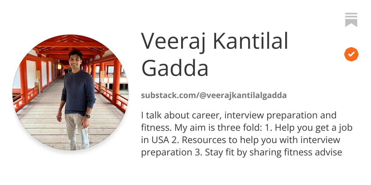 Veeraj Kantilal Gadda | Substack
