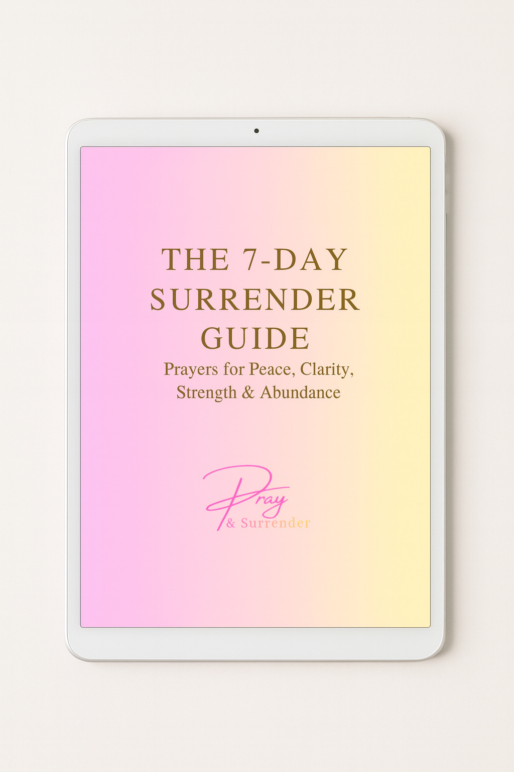 About - Pray & Surrender