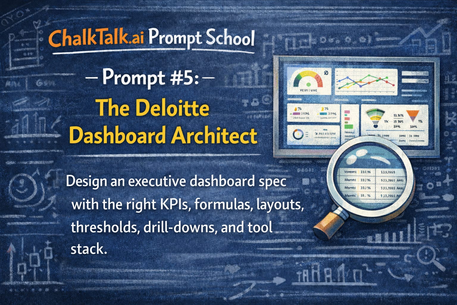 Prompt #5: The Deloitte Dashboard Architect