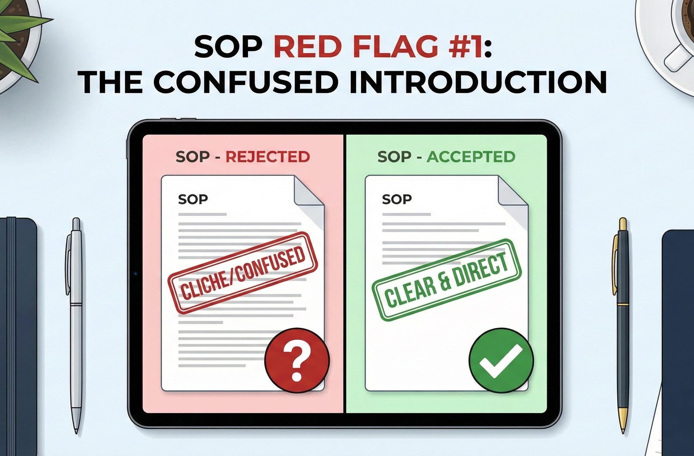 The 3 "Red Flags" that kill a Statement of Purpose