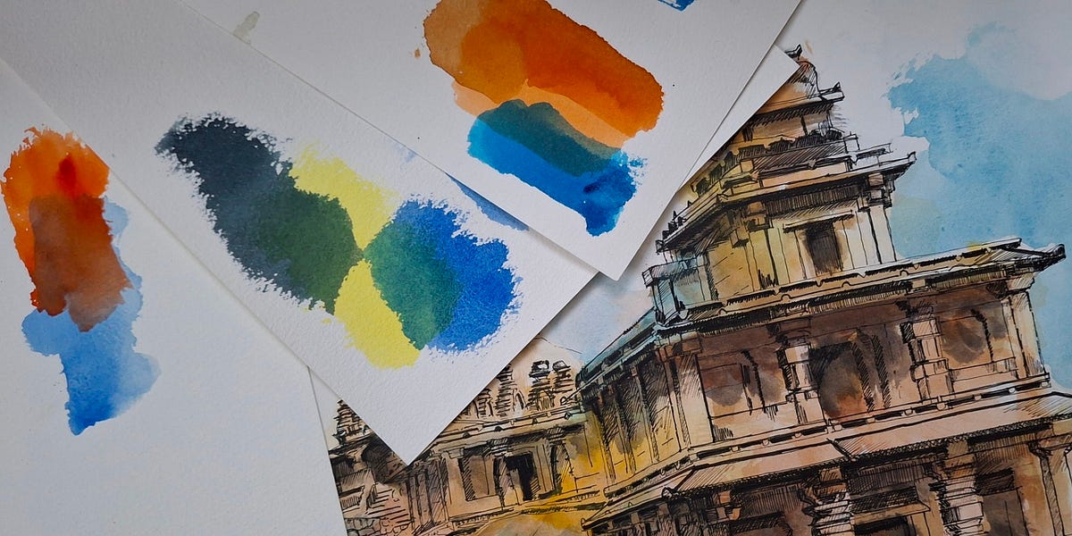 Glazing in Watercolour: How to Layer Transparently