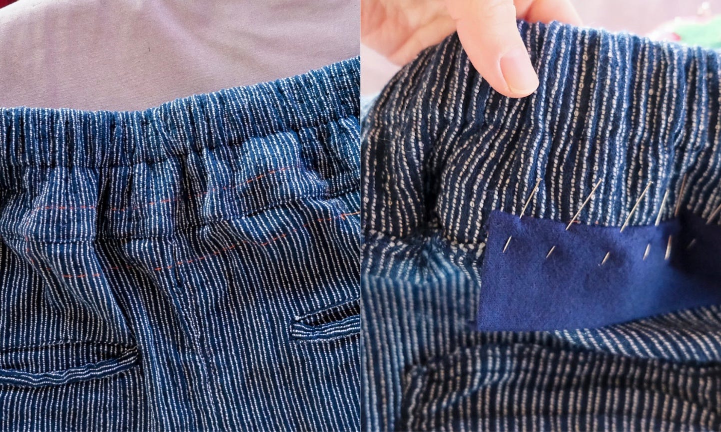 Elastic Shirring, Reconsidered: A Y-3 Inspired Elastic Waistband